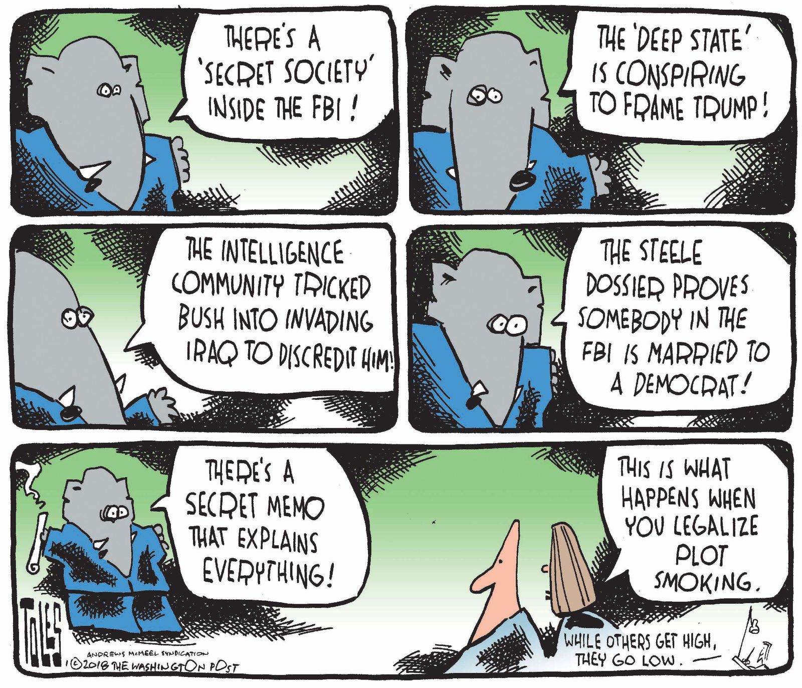 7 totally ruthless cartoons about the Nunes memo drama | The Week