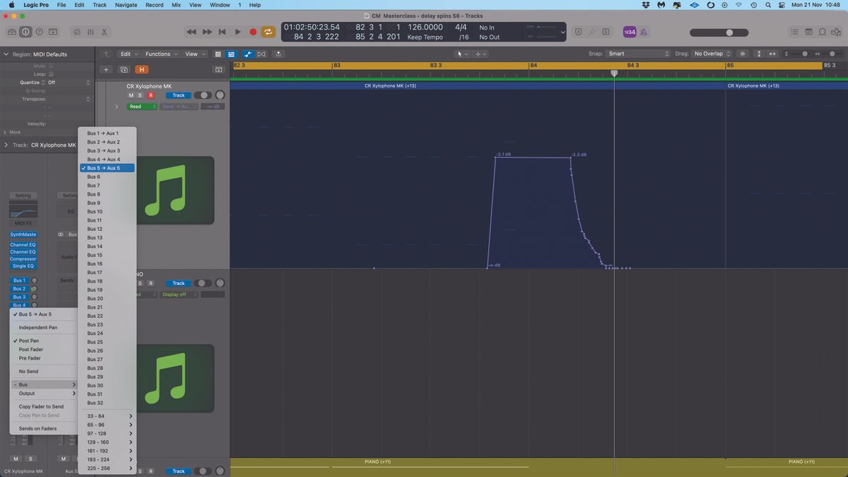 How to create stereo spin delays in Logic Pro | MusicRadar
