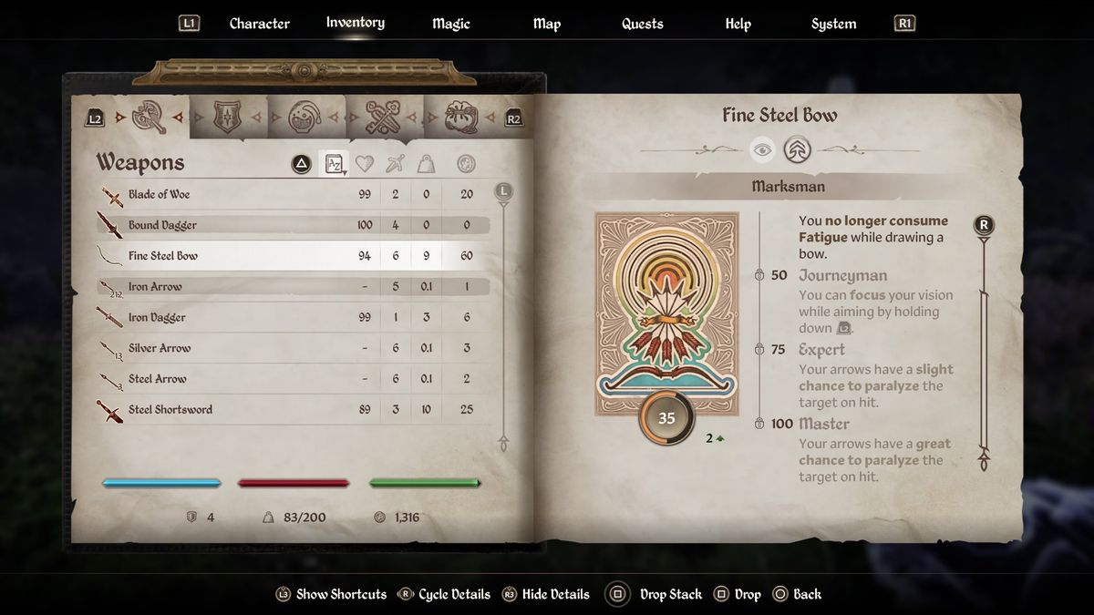 Elder Scrolls 4 Oblivion Remastered skills system explained | GamesRadar+