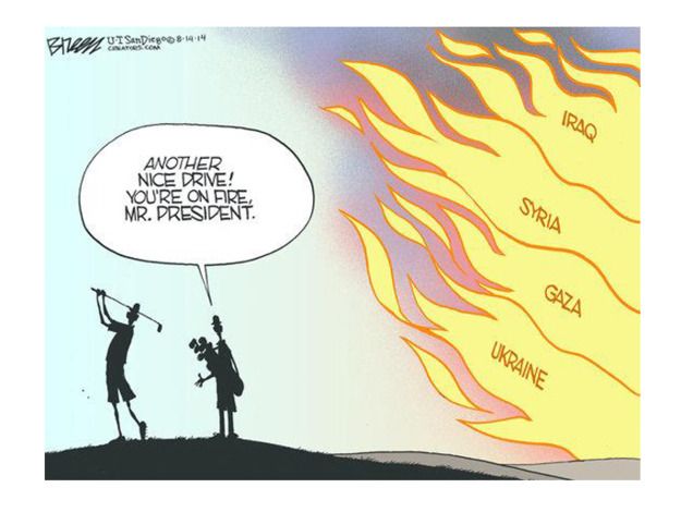 Obama cartoon world foreign policy | The Week