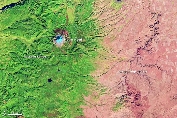 Image: See Oregon's 'Rain Shadow' | Earth from Space | Live Science