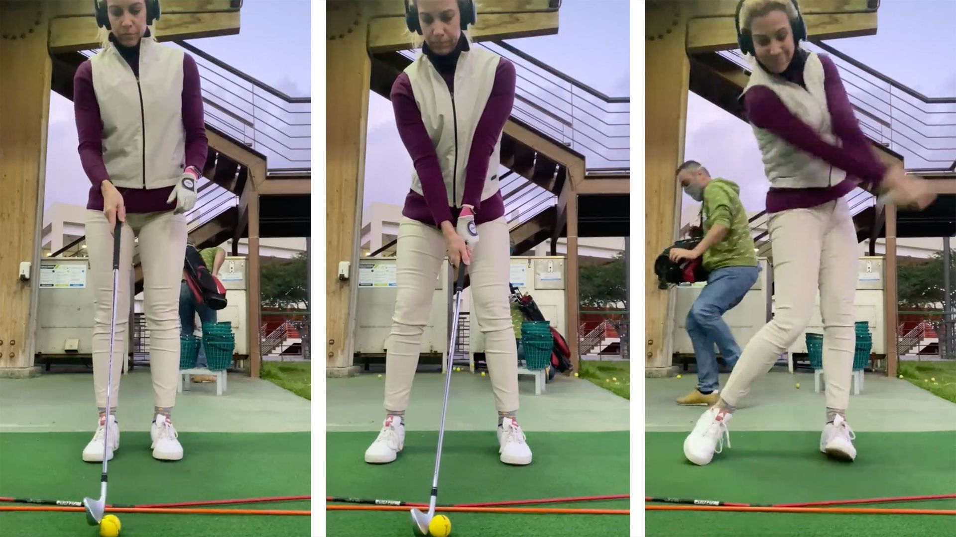 WATCH: Tour Pro Oblivious To Hilarious Range Ball Dispenser Fail | Golf ...