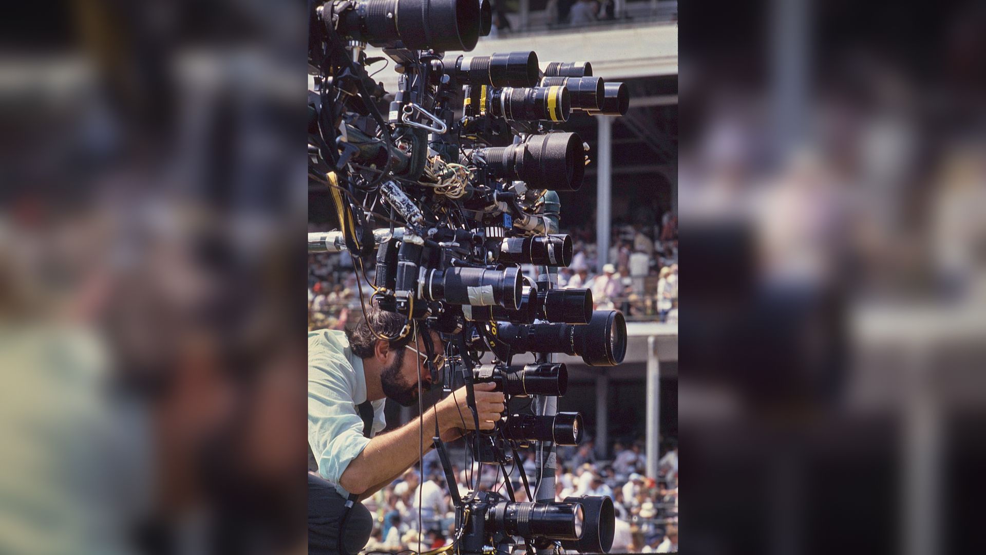 18 cameras, all manual focus, at the Kentucky Derby in the 1980s – this ...