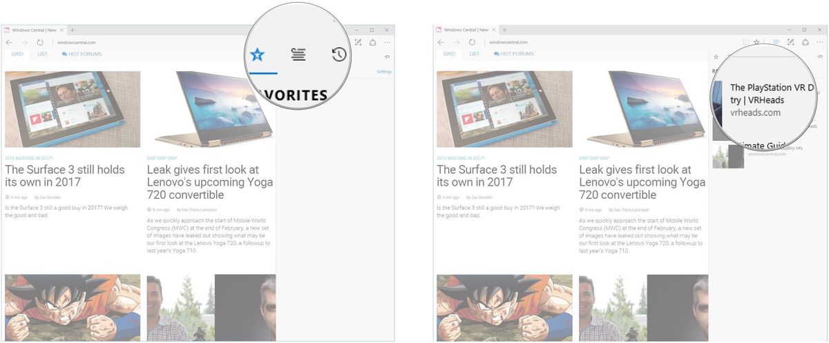 How to customize your reading list in Edge for Windows 10 | Windows Central