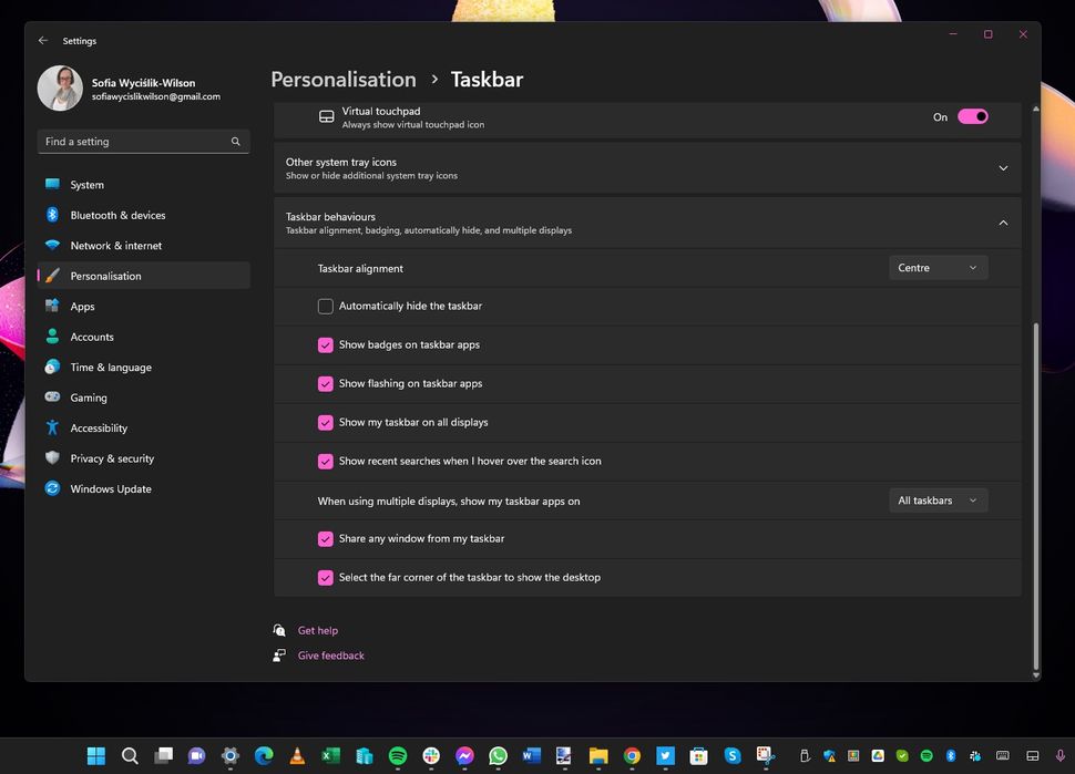 How to use Windows 11's enhanced Taskbar in the new update | TechRadar