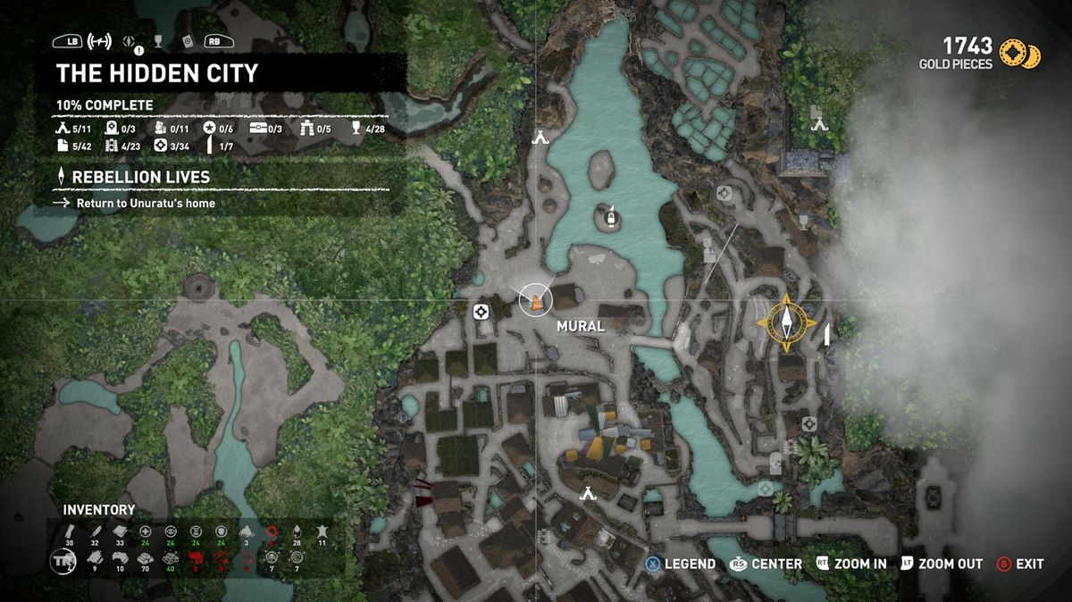 The Hidden City mural locations - Complete Shadow of the Tomb Raider ...
