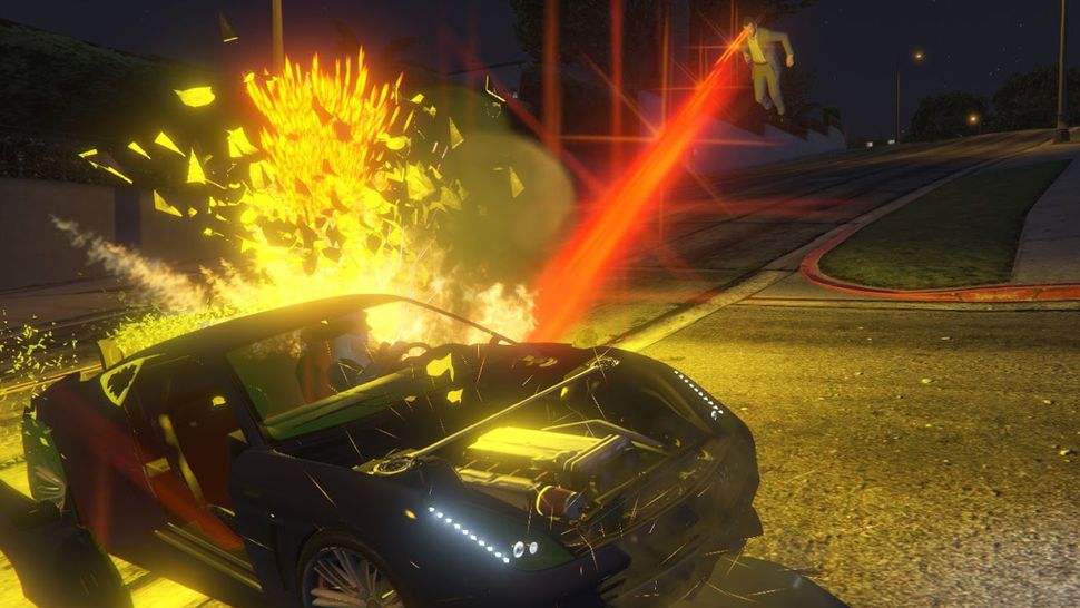 Watch what happens when Michael gains Superman's powers in this GTA 5 ...
