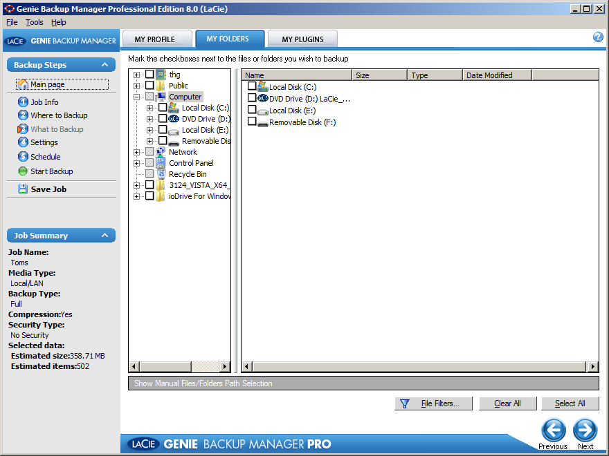Genie Backup Manager - LaCie 4big: The Enthusiast Data Jukebox | Tom's ...