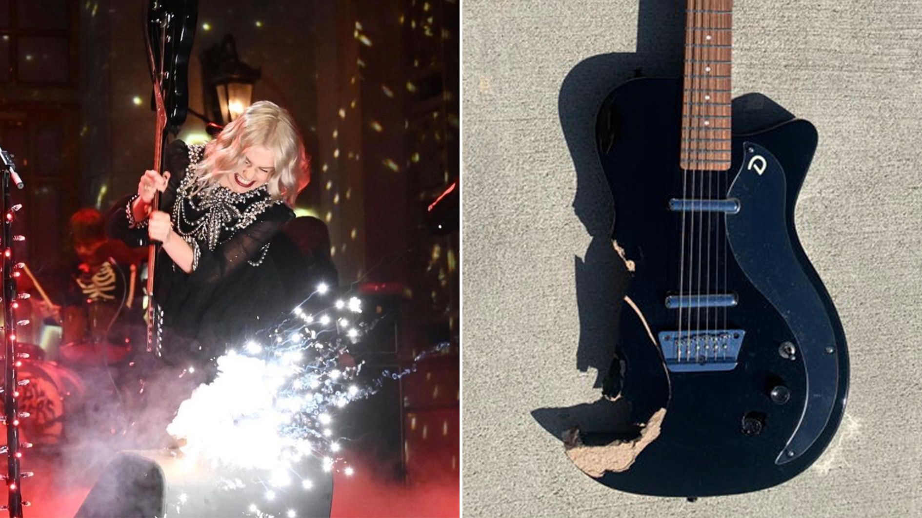 Phoebe Bridgers' smashed SNL guitar goes up for auction | Guitar World
