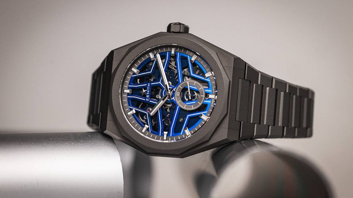 Limited edition Zenith DEFY Skyline Skeleton Night Surfer is bold, blue ...