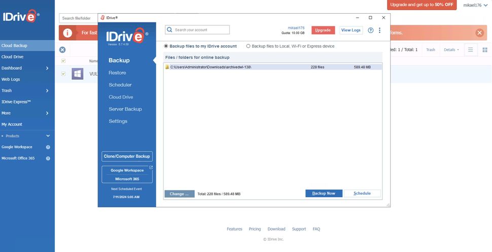 iDrive cloud storage review | TechRadar