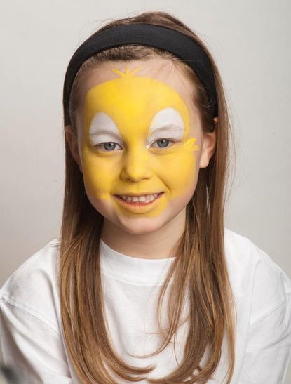 Chick face paint | GoodtoKnow