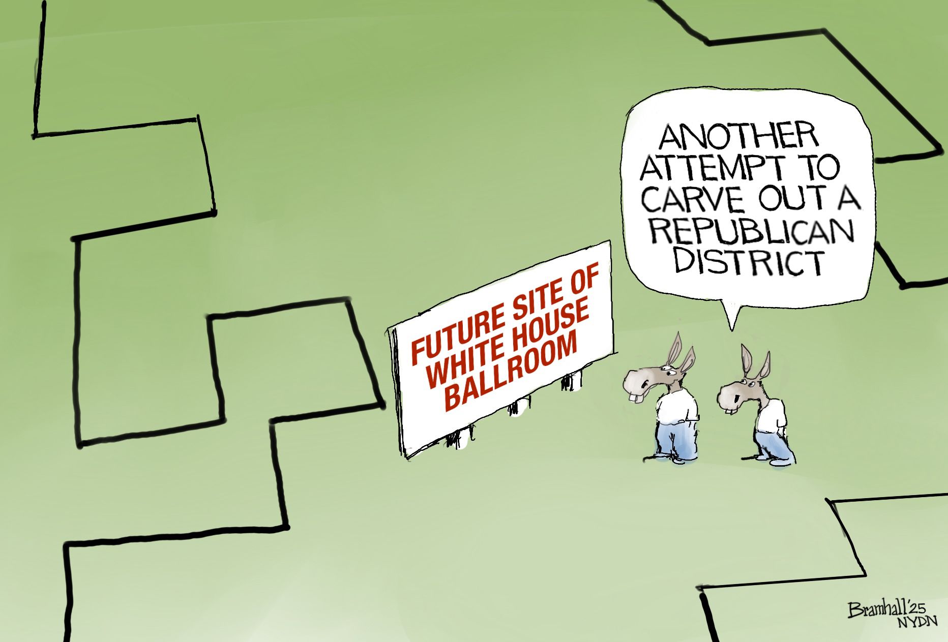 5 hastily redrawn cartoons about redistricting | The Week
