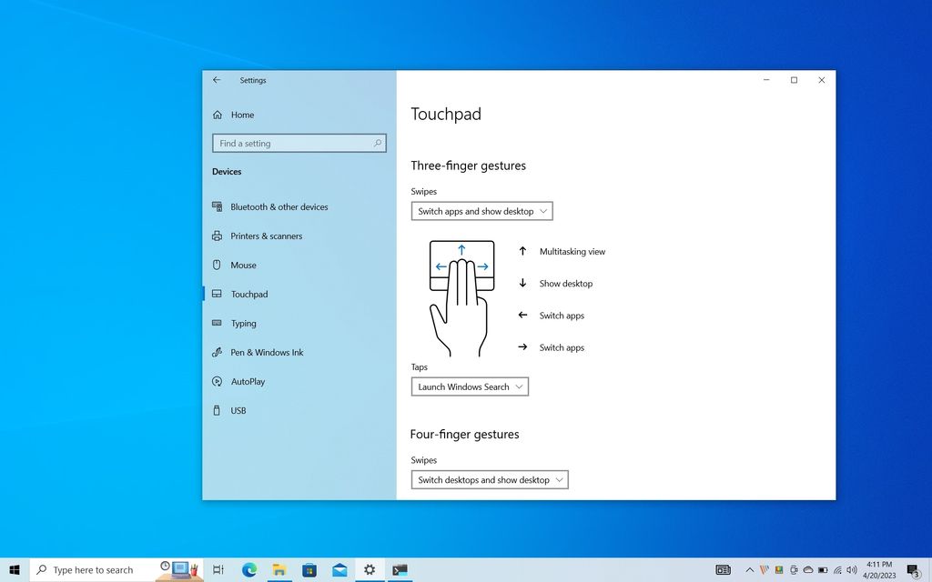 How to customize 'Precision Touchpad' settings on Windows 10 | Windows ...