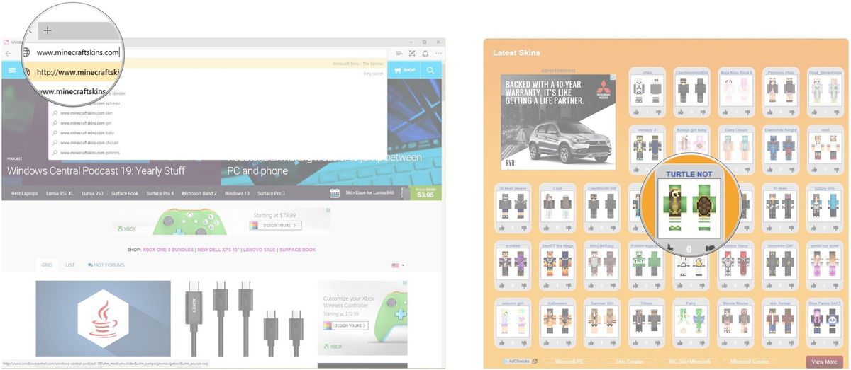 How to use custom player skins in Minecraft: Windows 10 | Windows Central