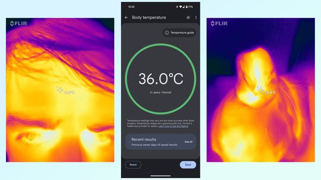 I tested the Pixel 9 Pro’s temperature sensor vs a thermal camera to ...
