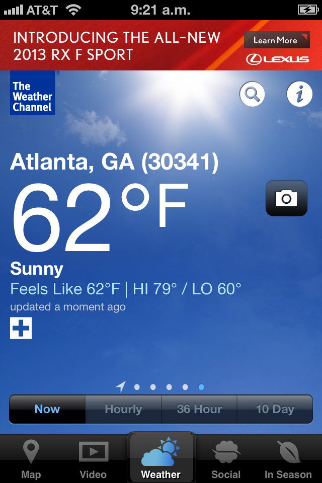 Weather Channel Recharges iPhone App | Next TV
