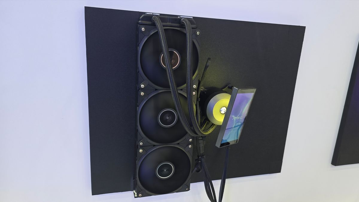 Hands-on with the Antec Vortex View — a wild AIO cooler with a screen ...