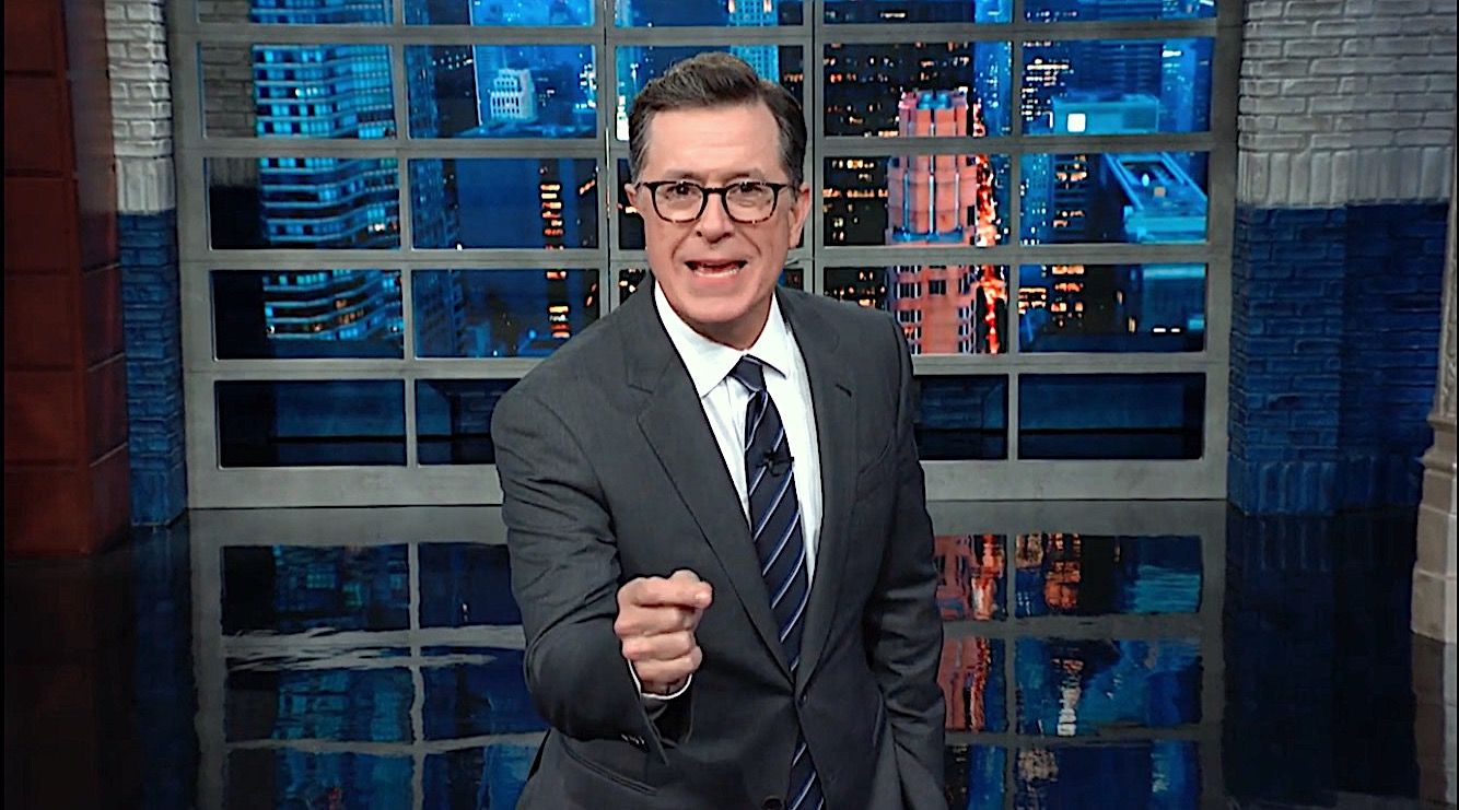Stephen Colbert takes a stab at the tanking markets and the inverted ...