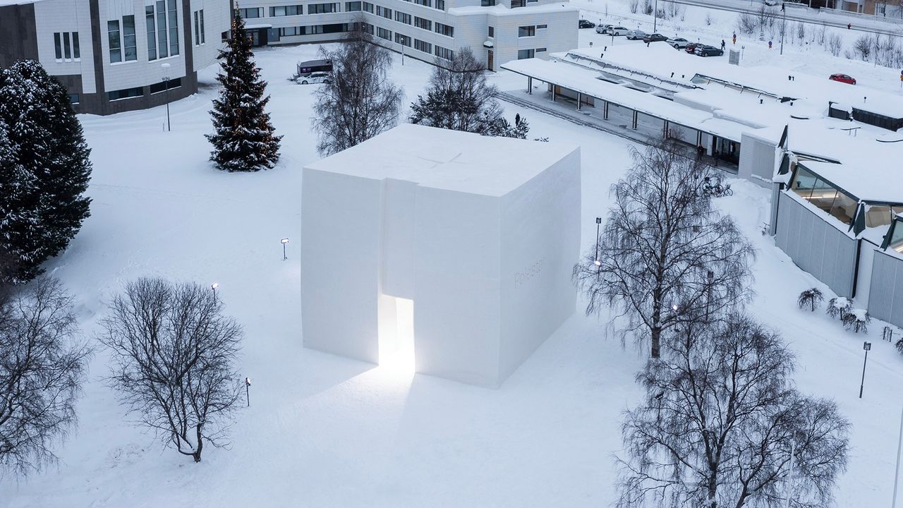 Polestar Snow Space: showroom built of snow in Finland | Wallpaper*