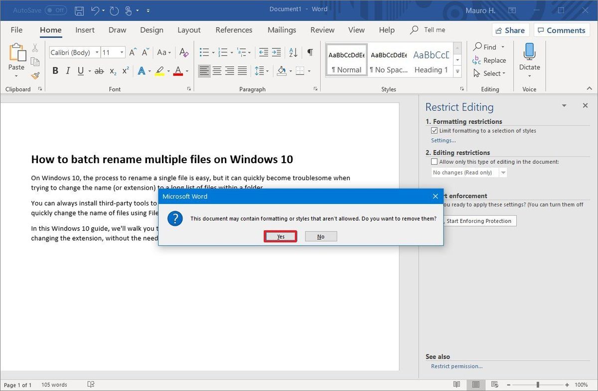 How to restrict document editing in Microsoft Office | Windows Central