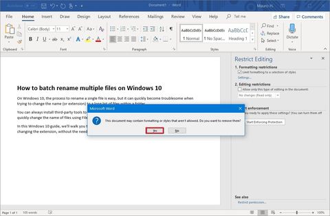 How to restrict document editing in Microsoft Office | Windows Central