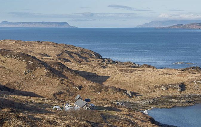 A completely self-sustaining house in one of the most remote, idyllic ...