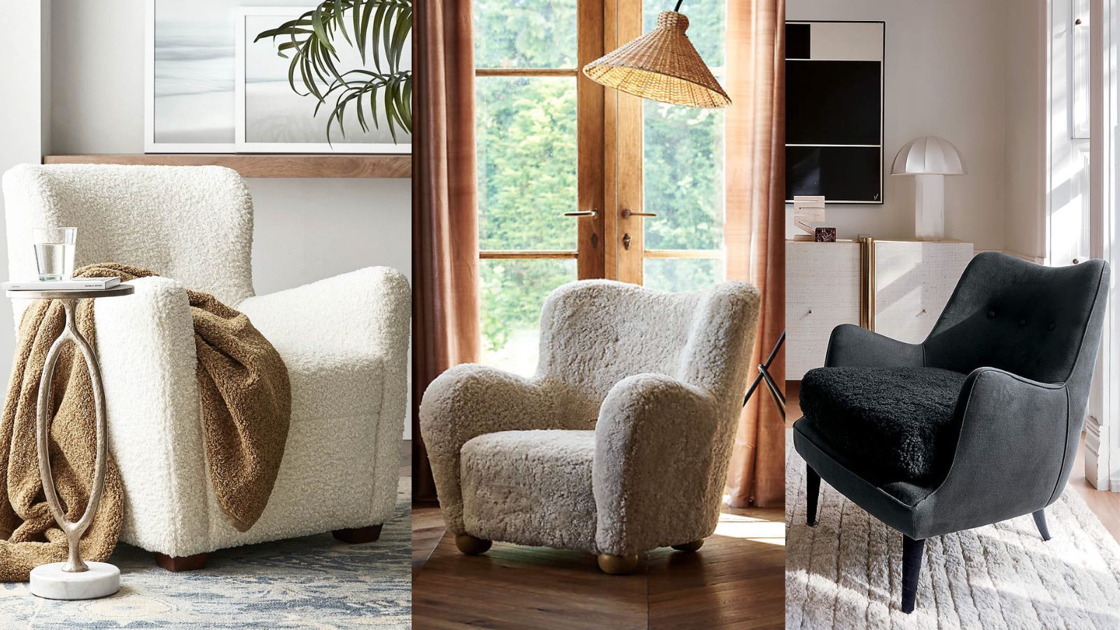 Best shearling chairs: a style editor's favorites | Homes and Gardens