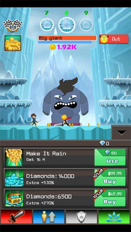 Crazy Click, a tap frantic monster-hunter game for Windows 10 Mobile ...