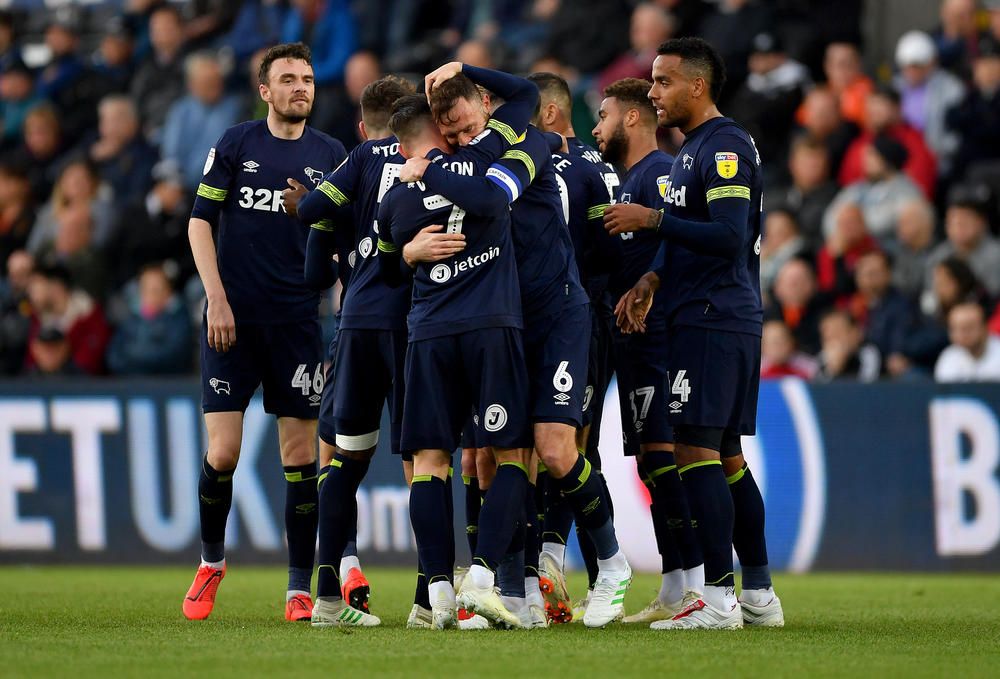 Wayne Routledge equaliser denies Derby all three points at Swansea ...