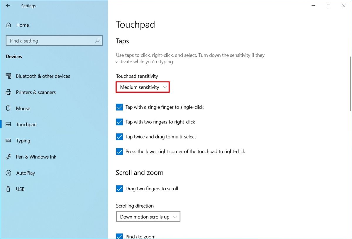 How to customize 'Precision Touchpad' settings on Windows 10 | Windows ...