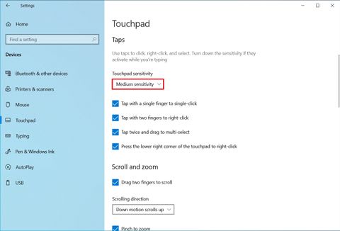 How to customize 'Precision Touchpad' settings on Windows 10 | Windows ...