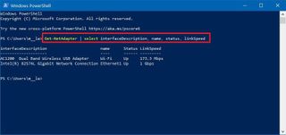 How to determine Wi-Fi and Ethernet connection speed on Windows 10 ...