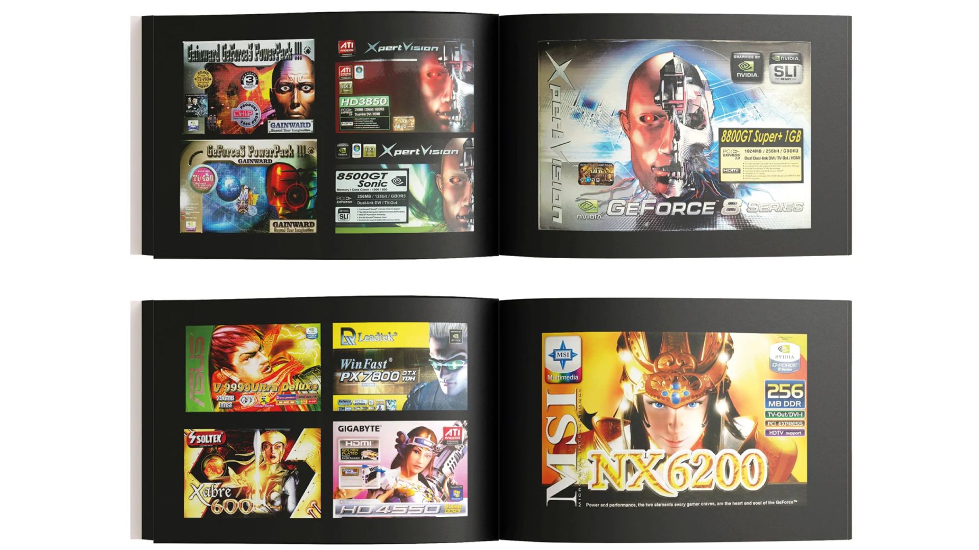 If you fondly remember the wonders of terrible graphics card box art ...