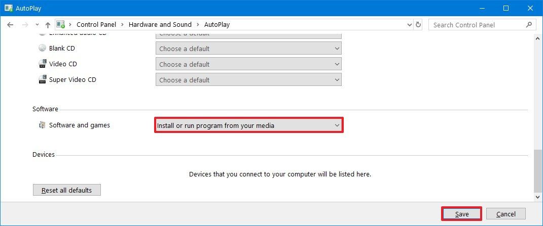 How to manage AutoPlay settings for USB drives and Memory cards on ...
