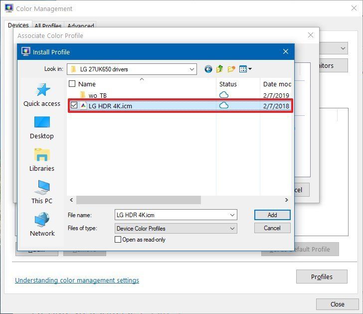 How to find the right color profile for your monitor using Windows 10 ...