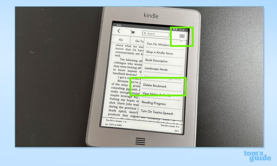 How to set and manage bookmarks on Kindle | Tom's Guide