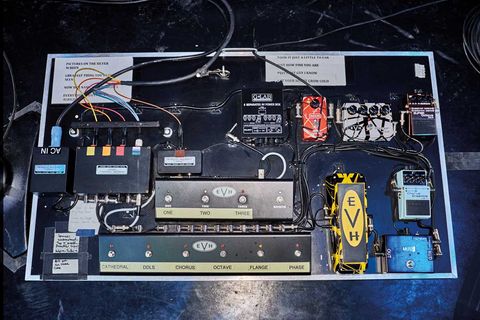 Eddie Van Halen's guitar rig at Van Halen's final shows | Guitar World