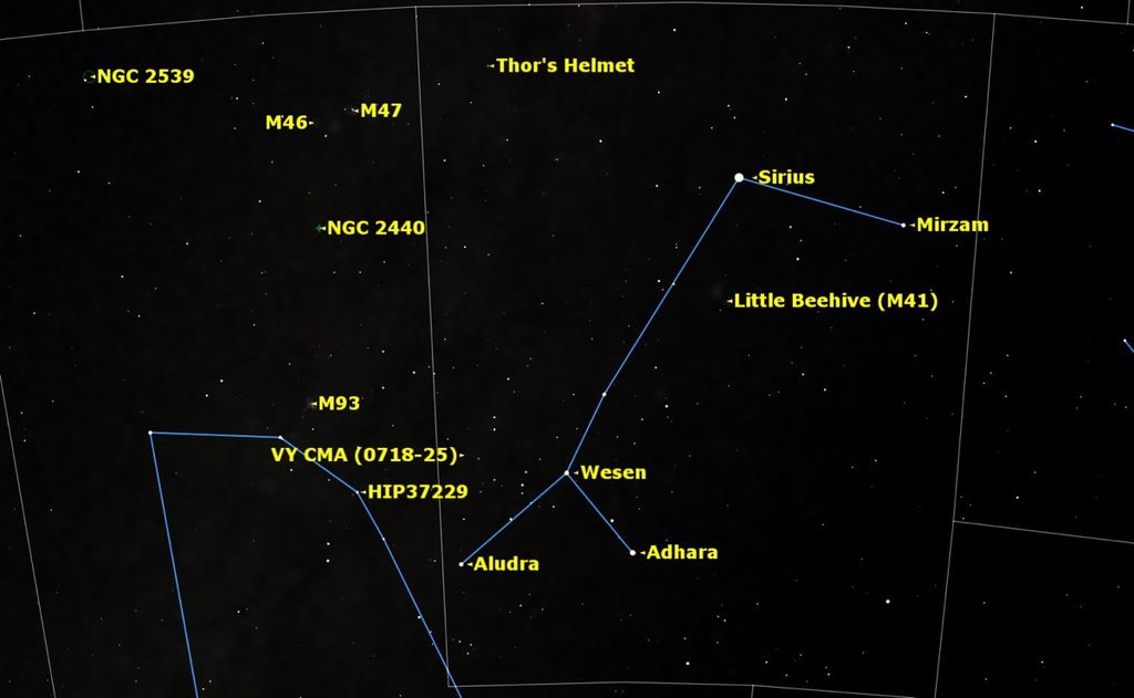 Spring Skywatching: Spot Canis Major, the Big Cosmic Dog | Space