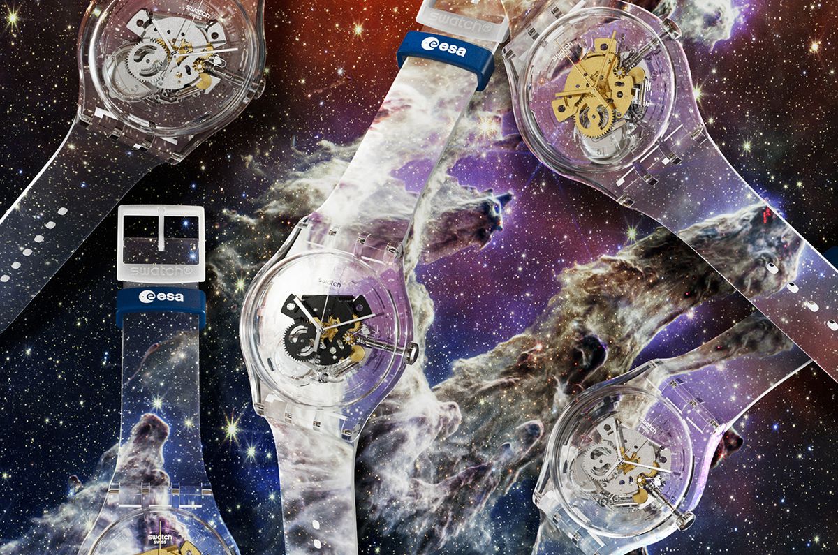 Space telescope images star on new ESA-endorsed Swatch watches | Space