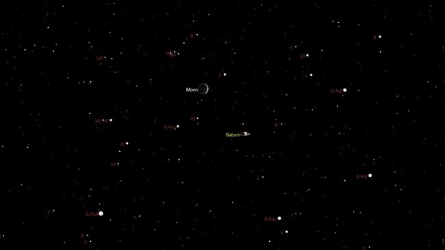 See a thin crescent moon meet up with Saturn Jan. 14 | Space