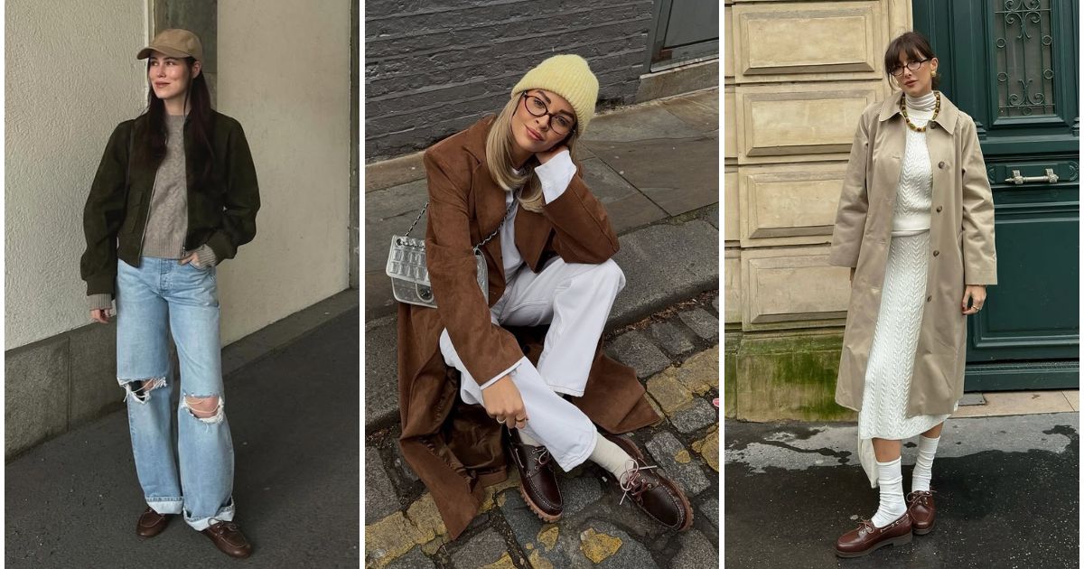 All the cool girls are wearing this transitional shoe trend right now ...