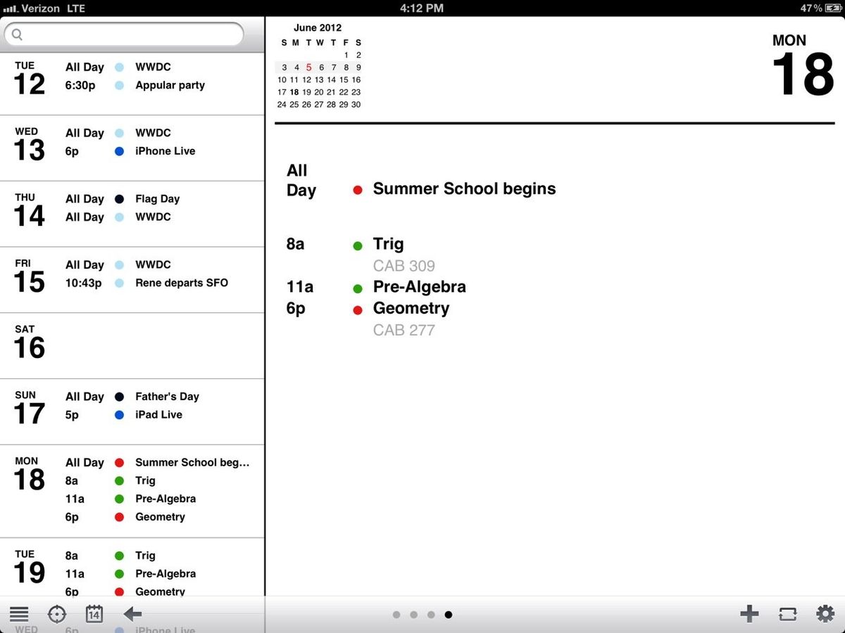 Agenda Calendar for iPhone and iPad review | iMore