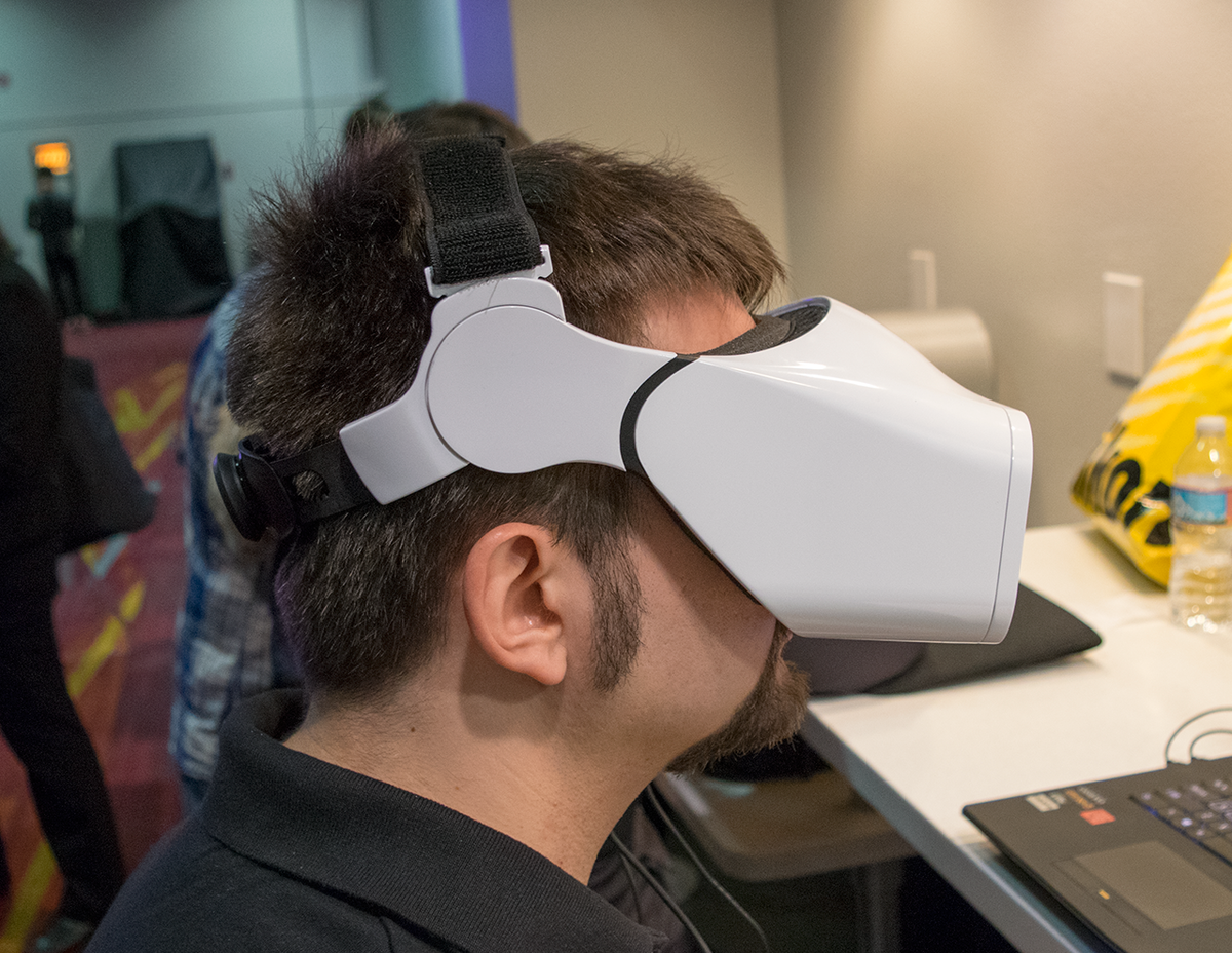 Exclusive: Fove's VR HMD At CES 2016, First Look | Tom's Hardware