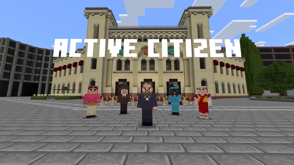 Minecraft Active Citizen wants to teach students "small actions have ...