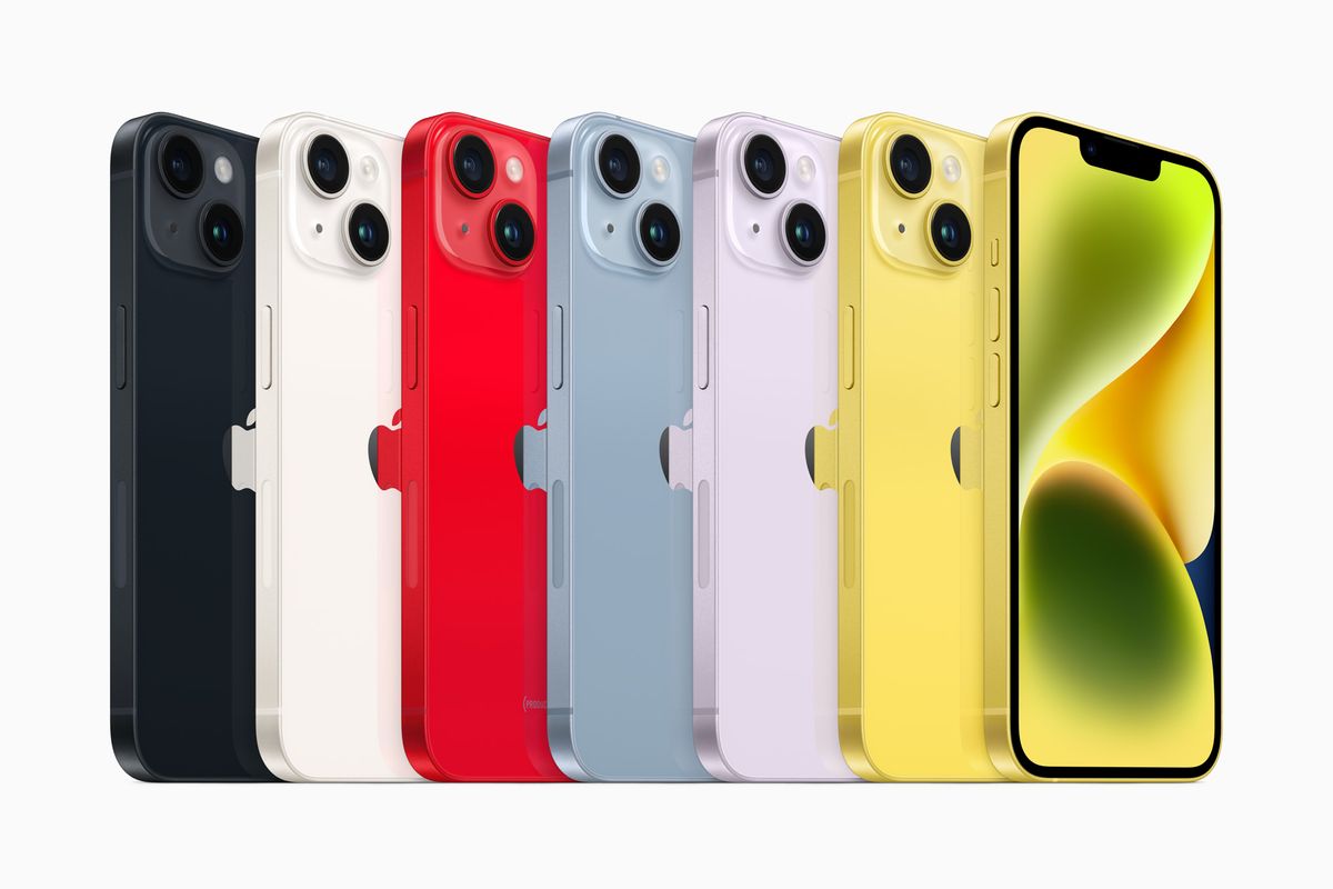 Apple just unveiled iPhone 14 in yellow — here's your first look | Tom ...