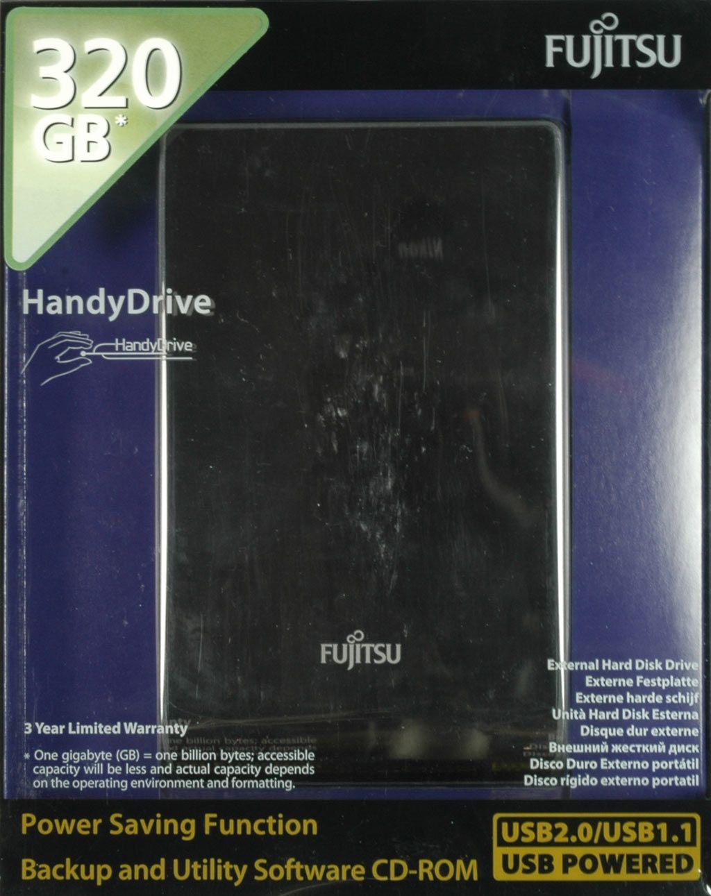 Fujitsu HandyDrive 320 GB (MMH2320UB) - Roundup: Hand-Held Hard Drives ...
