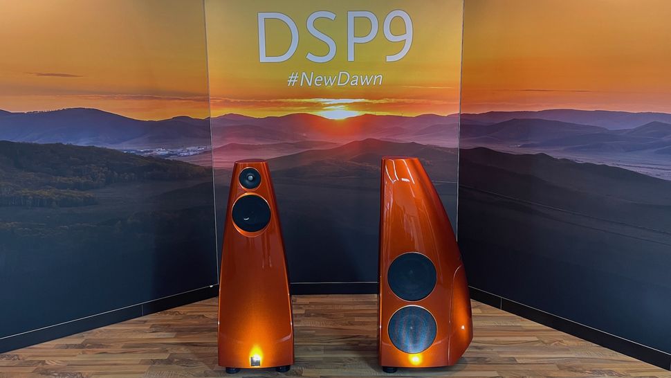 The DSP9 loudspeaker is a bold new look for Meridian | What Hi-Fi?