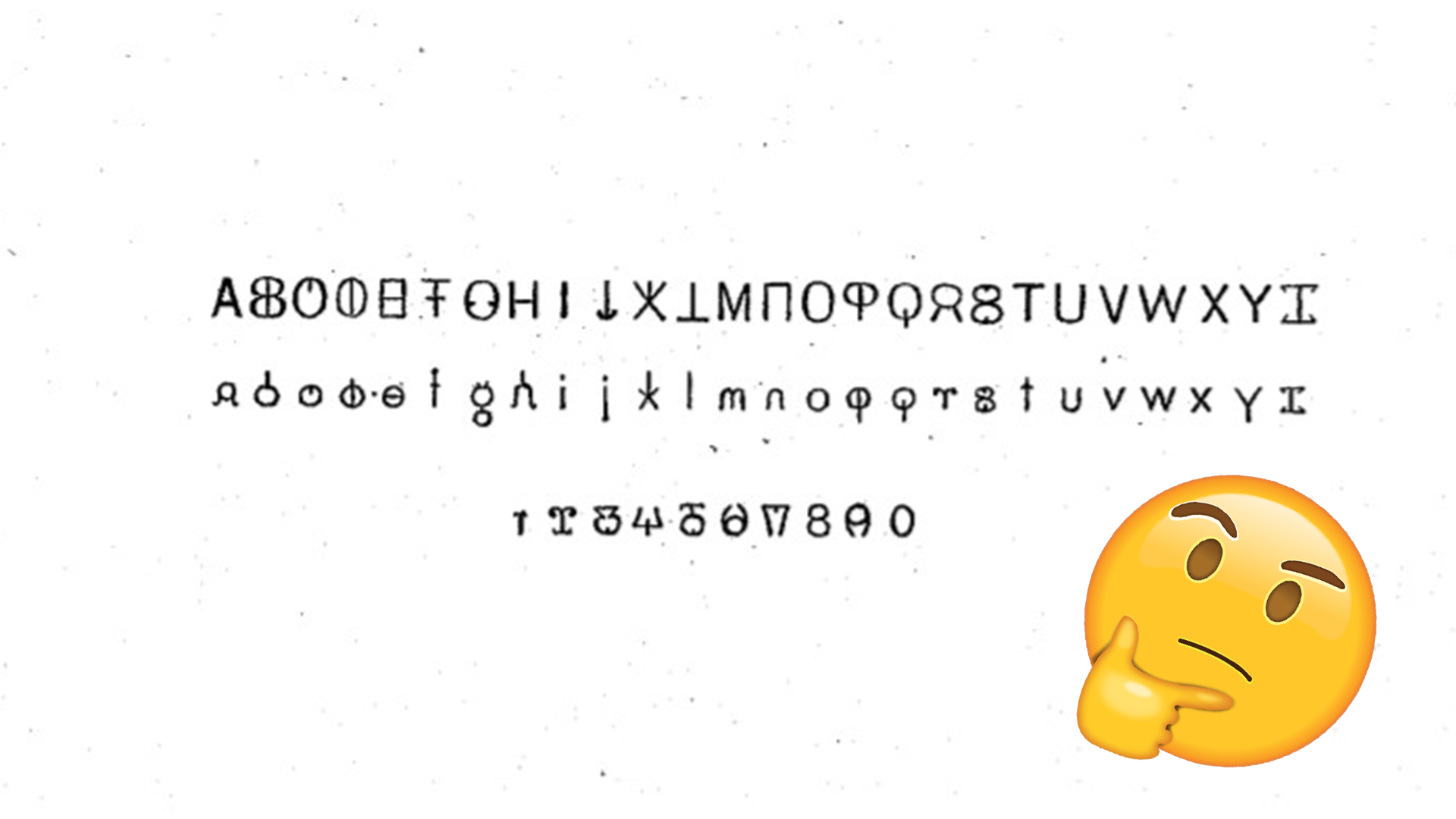 Unbelievable 100 year old Font Can Be Read Both Backwards And Forwards 