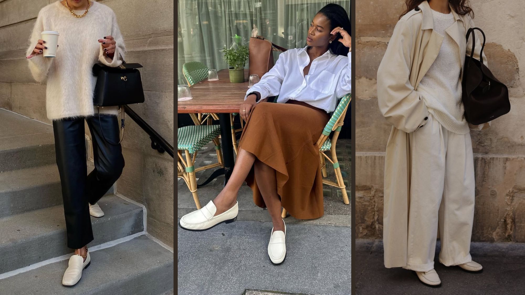 Cream Loafers Are a Classy Alternative to Black for Spring 2025. | Who ...